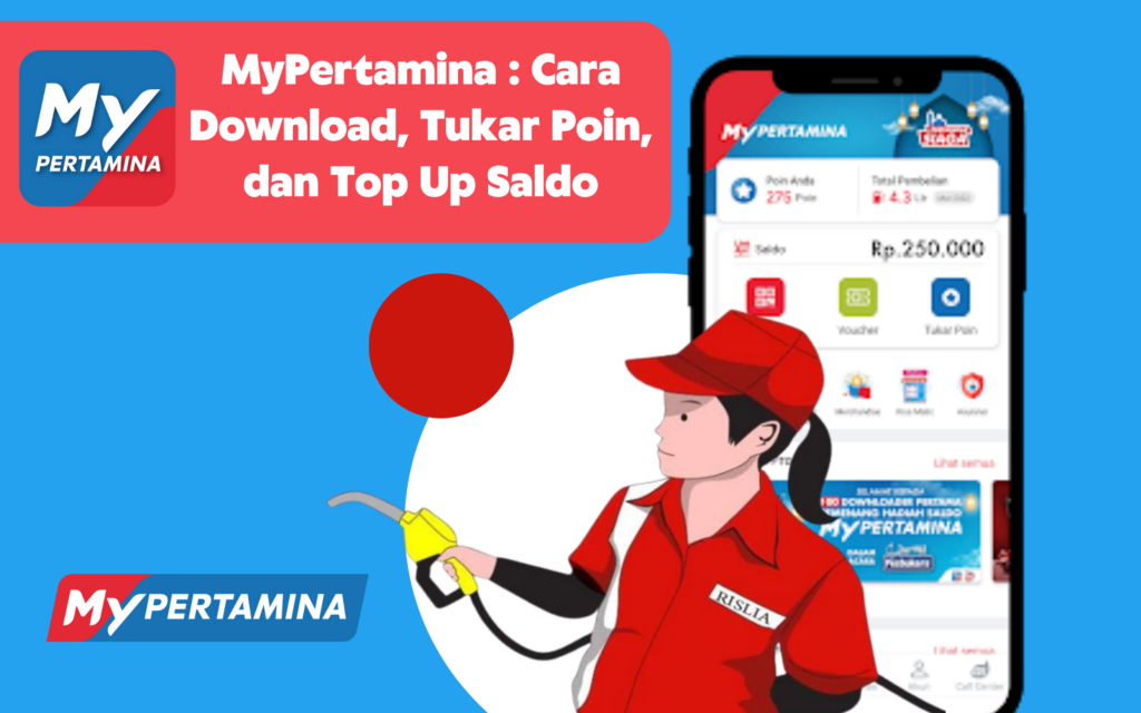 MyPertamina : Cara Download, Tukar Poin, dan Top Up Saldo - Hosteko Blog
