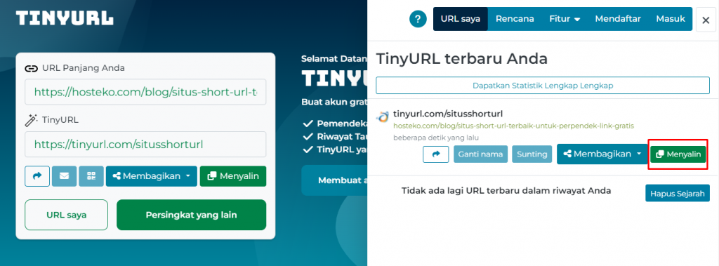 Definisi, Fungsi, dan Cara Membuat TinyURL - Hosteko Blog