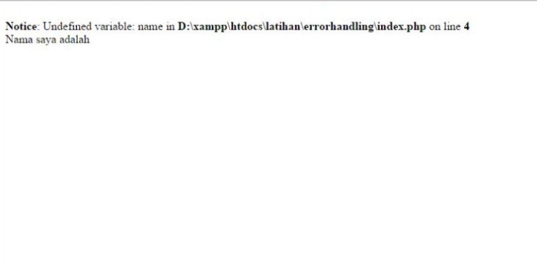 Cara Mengatasi Undefined Index pada PHP - Hosteko Blog