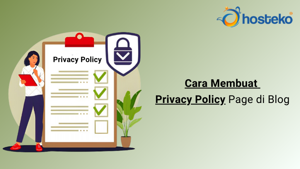 Cara Membuat Privacy Policy Page di Blog - Hosteko Blog