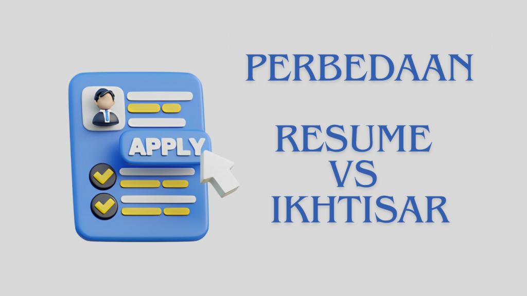 Perbedaan Resume dan Ikhtisar Beserta Penjelasannya - Hosteko Blog