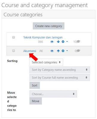 Cara Membuat Category Dan Course Pada Moodle - HOSTEKO
