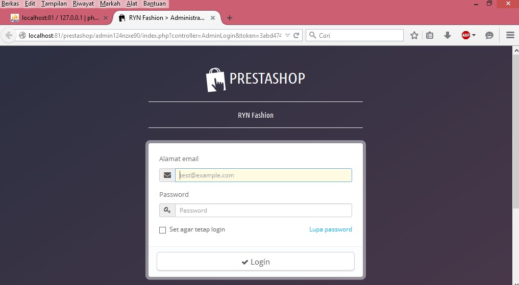 Cara Install Prestashop Menggunakan XAMPP - HOSTEKO