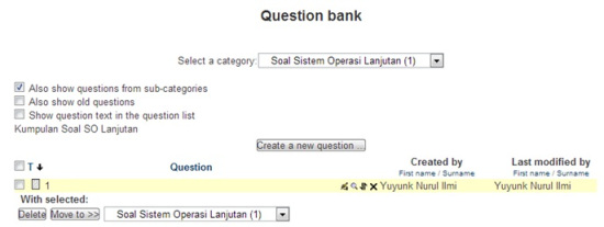 Cara Membuat Bank Soal Pada Moodle - HOSTEKO