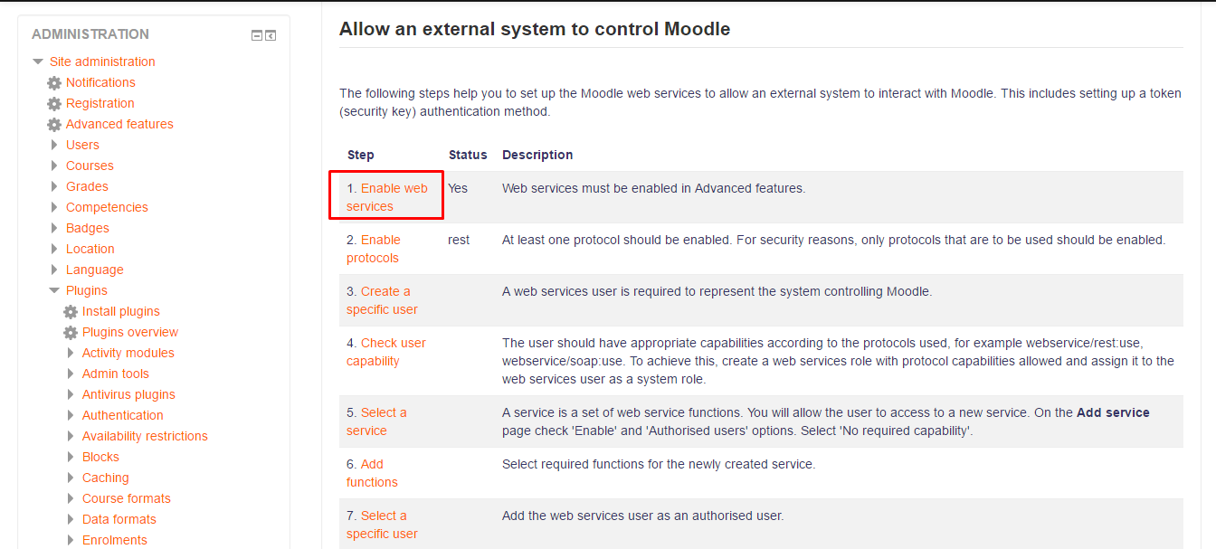 Cara Mengaktifkan Web Service Moodle Mobile - HOSTEKO