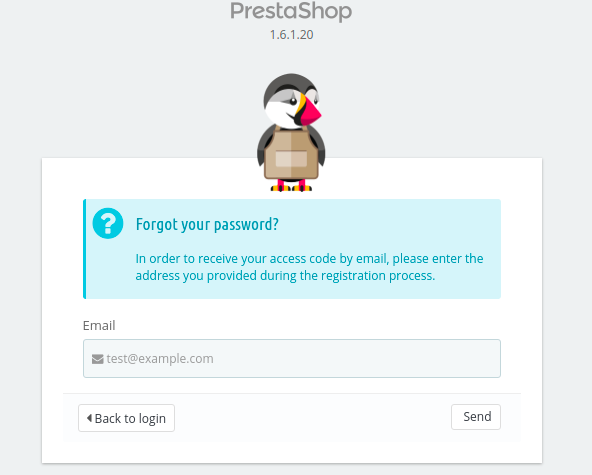Cara Reset Password Di PrestaShop - HOSTEKO