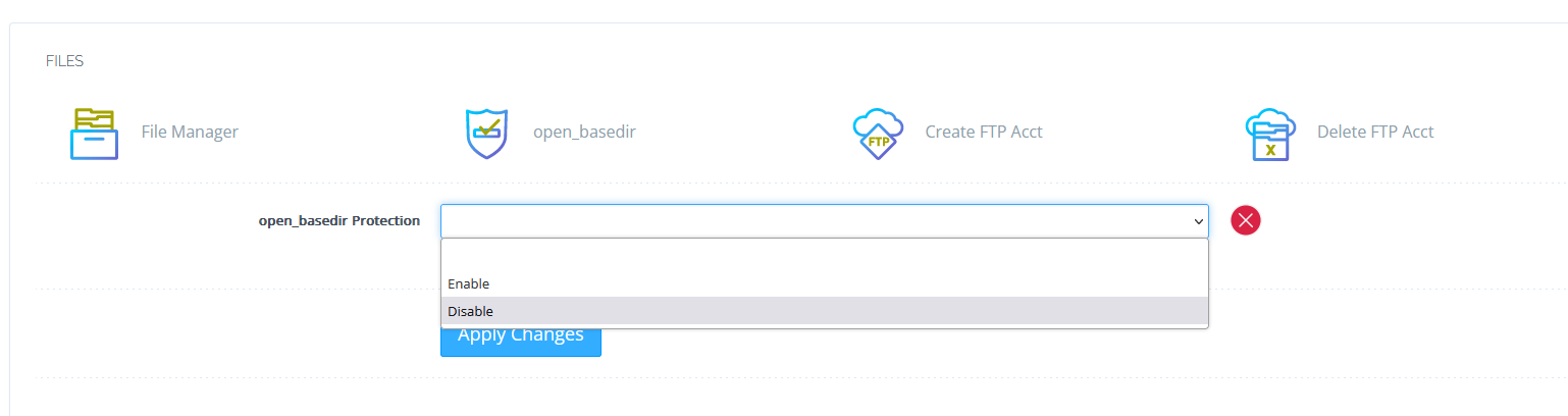 Mengatasi masalah open_basedir restriction in effect pada cyberpanel - HOSTEKO