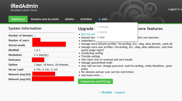 Cara Membuat Email Baru di iredmail - HOSTEKO
